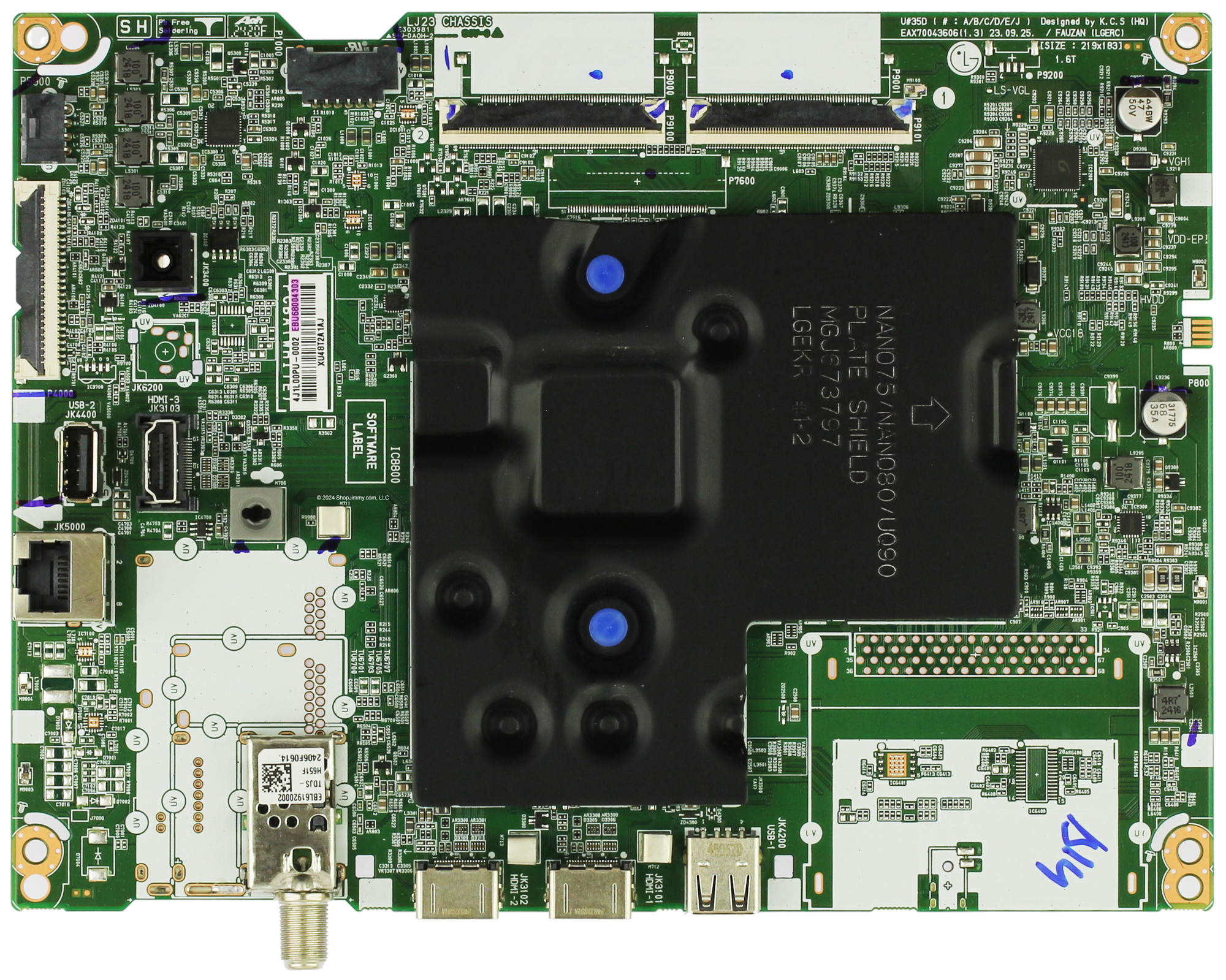 EBU68004303 LG Main Board, EAX70043606(1.3), 55UT7000PUA.BUSDLJM, 55UT